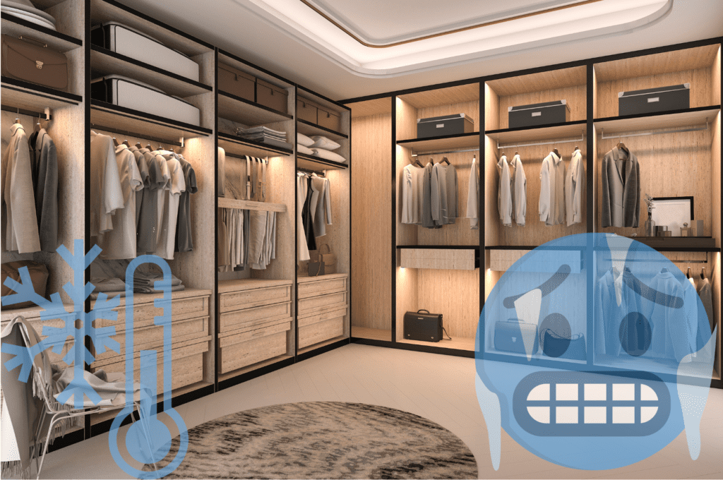 What Can You Do About a Cold Closet? (DIY & Professional)